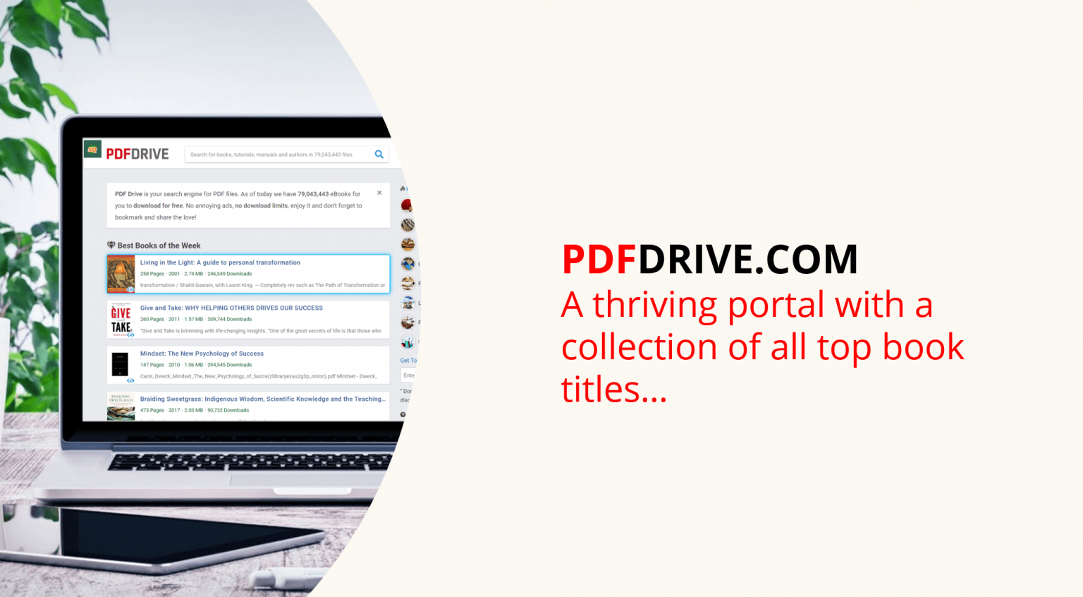 Pdfdrive.com – a thriving portal with a collection of all top book ...
