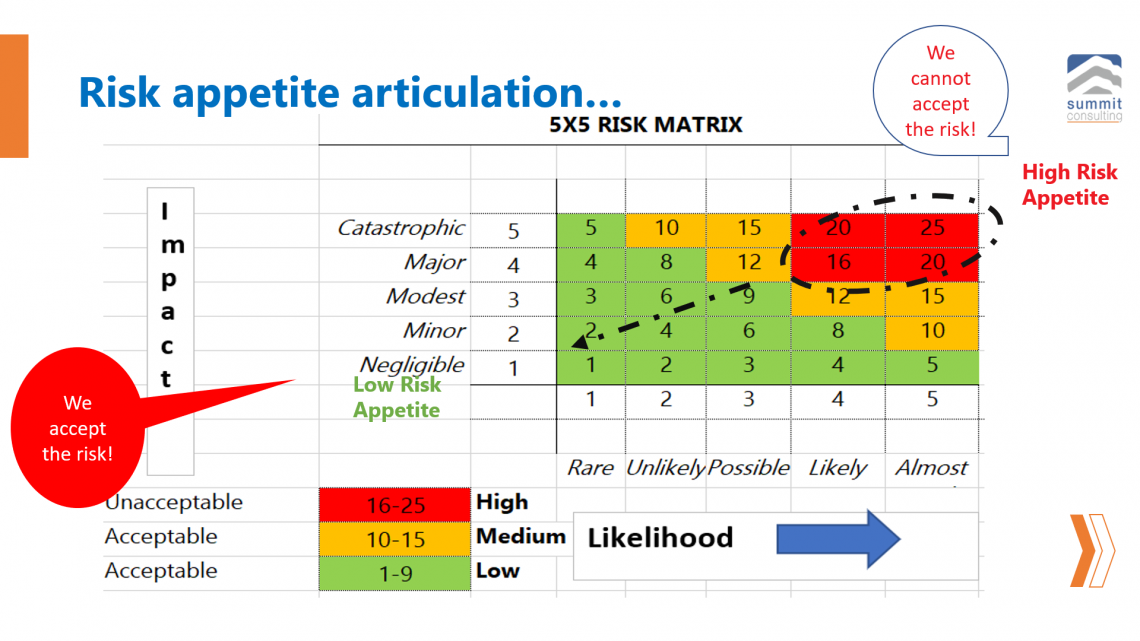 Risk appetite articulation: do not bite what you cannot swallow ...